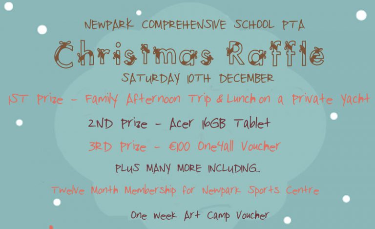 PTA Raffle Winners – 2016 | Newpark Comprehensive School, Dublin, Ireland